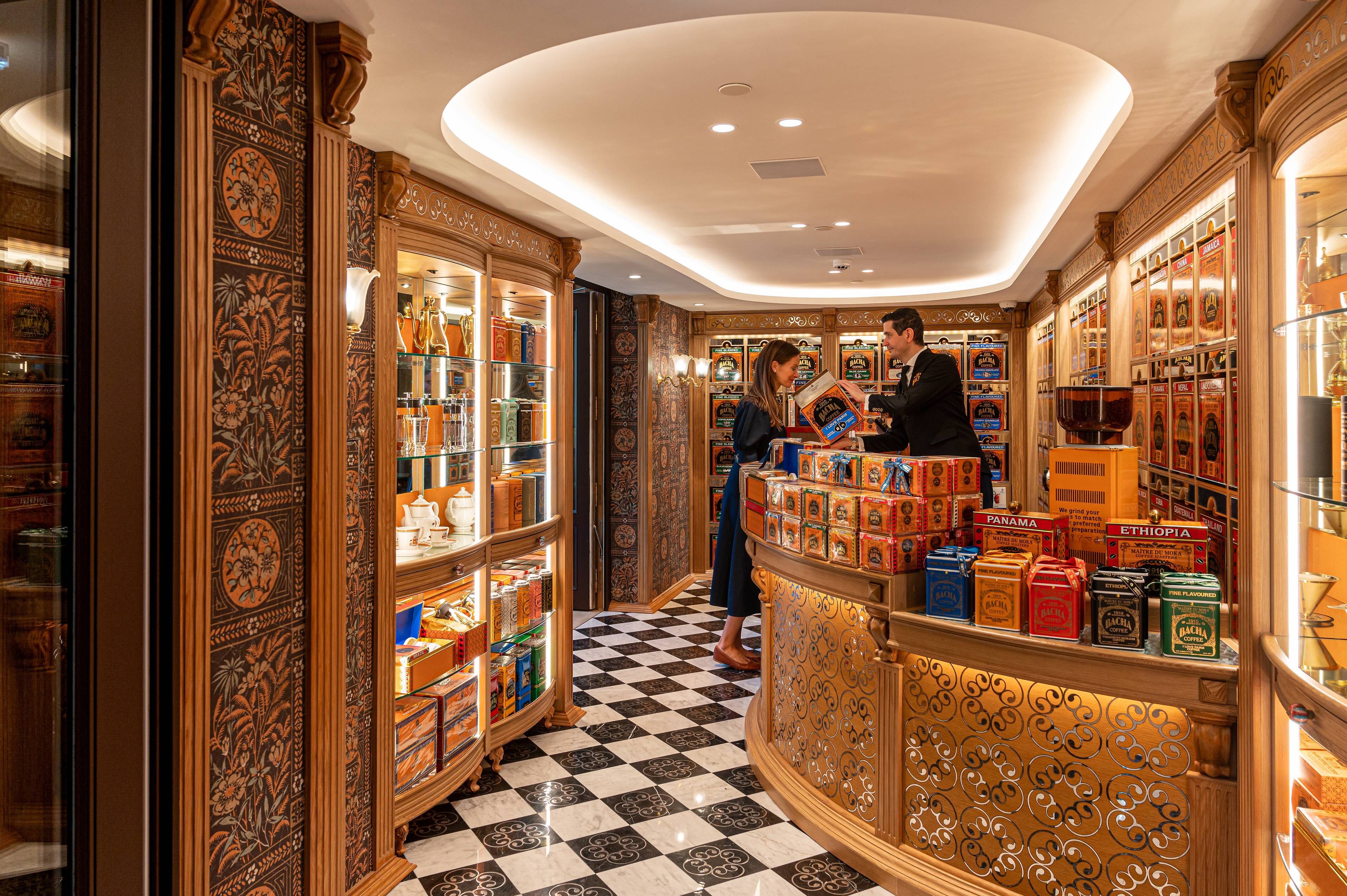 Bacha coffee store