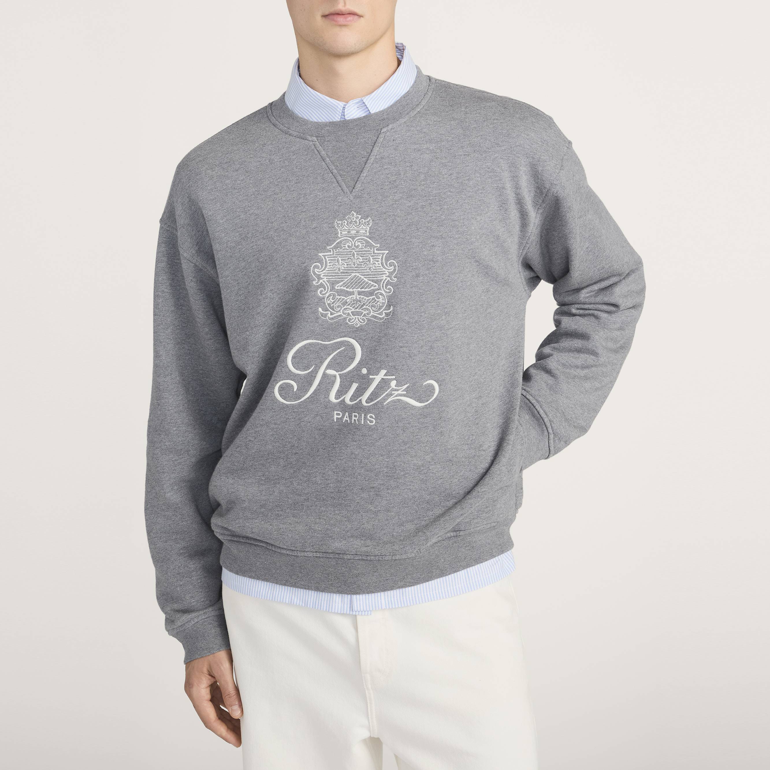 Pull unisexe Suite Dreams - gris - Ritz Paris x FRAME | Ritz Paris